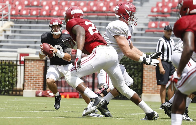 Consistency the key to Alabama quarterback contest | Chattanooga Times ...