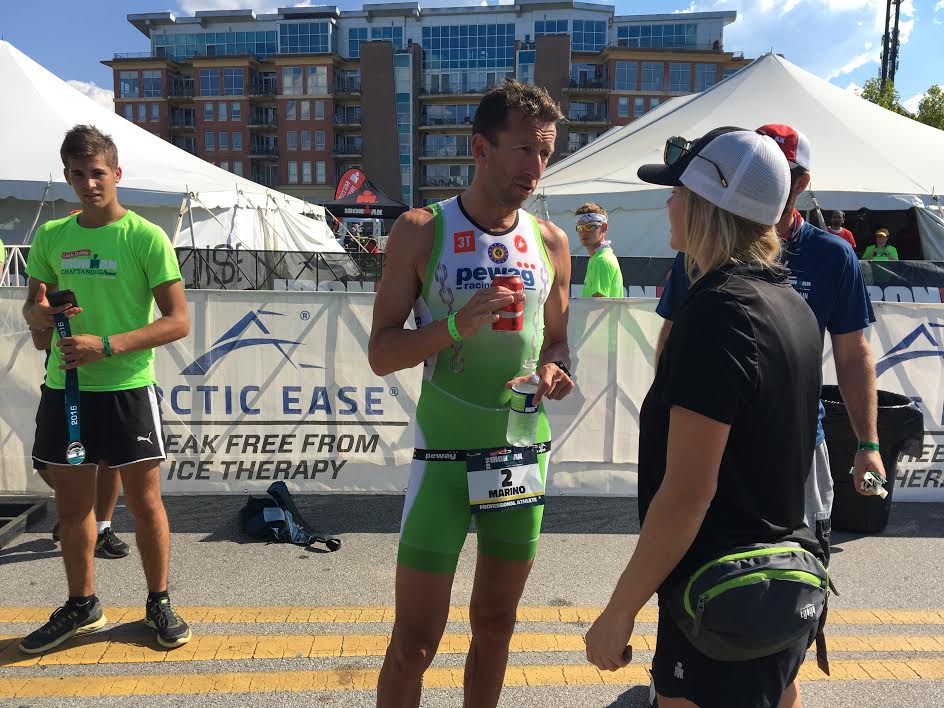 40-year-old Belgian Marino Vanhoenacker wins Ironman Chattanooga ...