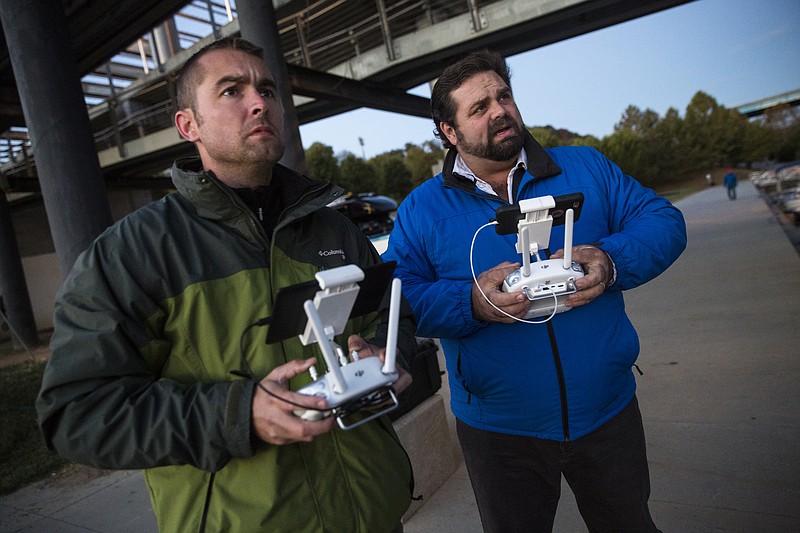 Chattanooga company finds niche in drone video work [photos, video ...