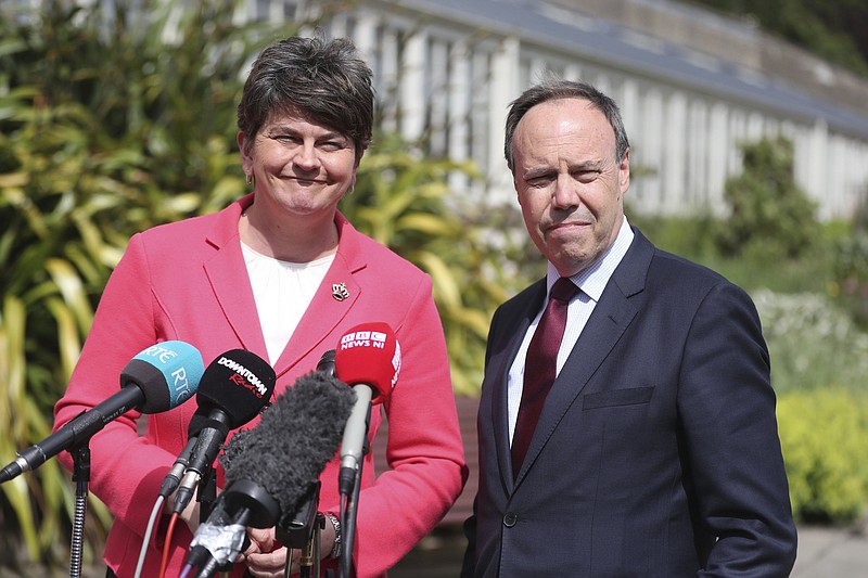 The Latest: DUP head arrives for talks with UK leader May | Chattanooga ...