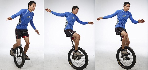 Learning to walk on only one wheel | Chattanooga Times Free Press