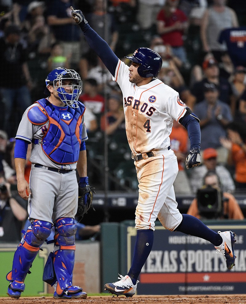 Springer, Astros beat Mets, Matt Harvey 12-8 in return home ...