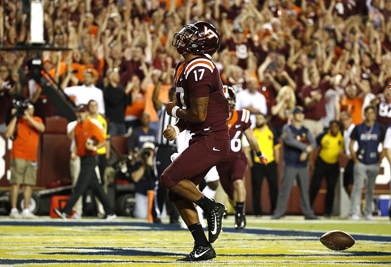 No. 21 Virginia Tech beats No. 22 West Virginia 31-24 | Chattanooga ...