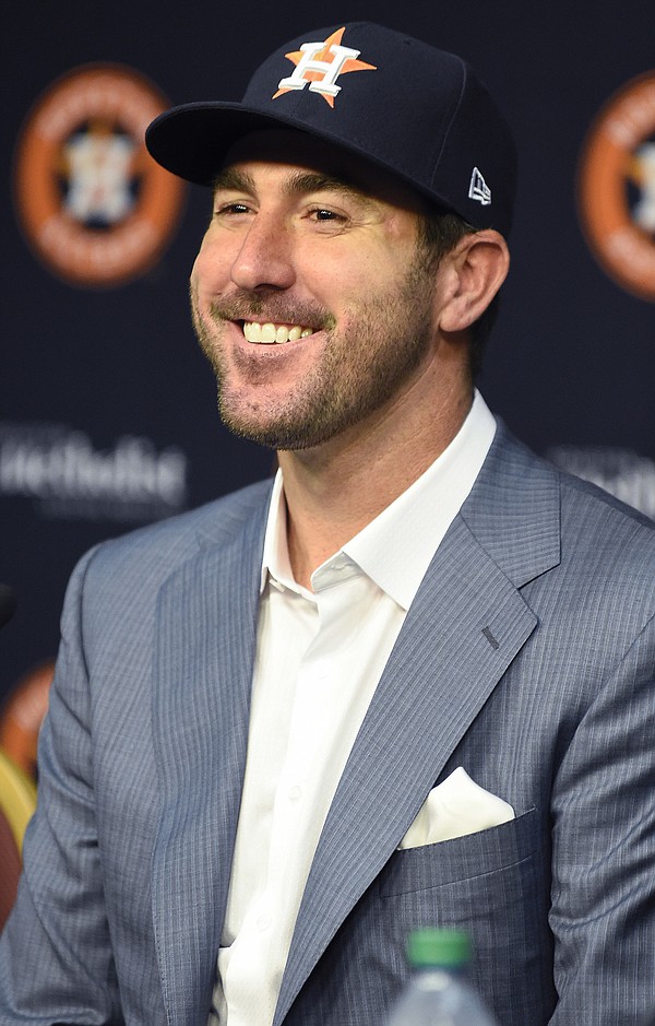 Verlander officially introduced in Houston after trade | Chattanooga ...