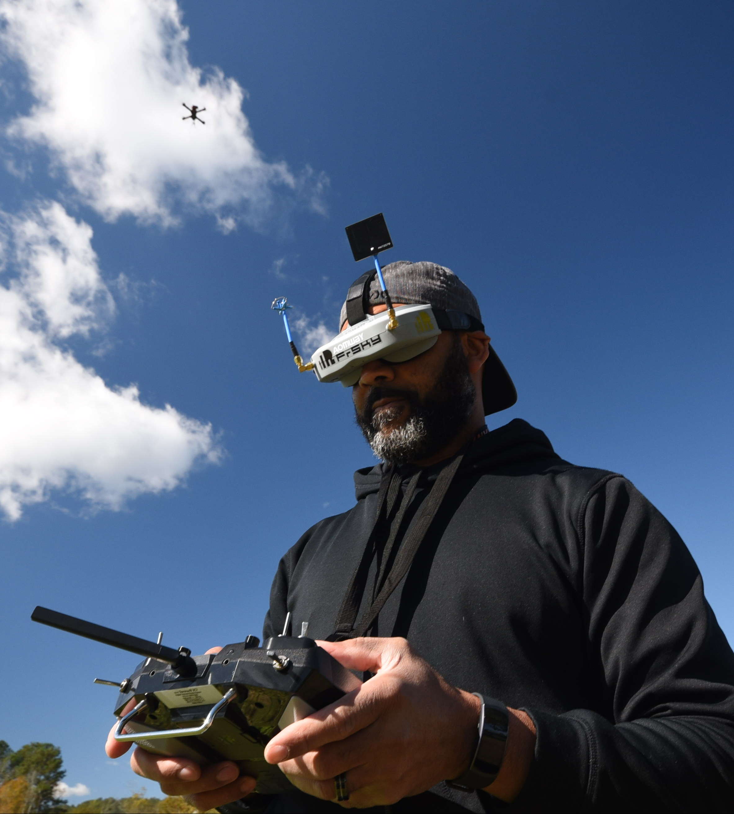 Local man likes how first-person-view drones give operator more flight ...