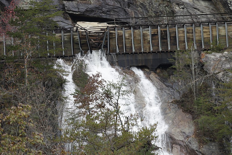 Rockslide damages flume on Ocoee River [video] | Chattanooga Times Free ...