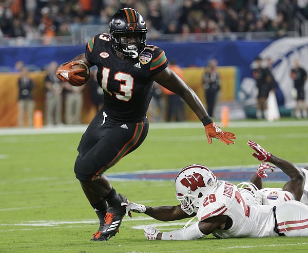 Alex Hornibrook's 4 TDs carry Badgers over Miami, 34-24 in Orange Bowl ...