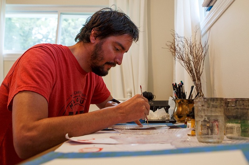 Local runner battling cancer turns to art as athletic career comes to ...