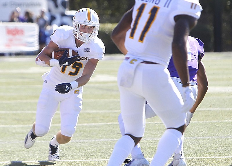 UTC's Bryce Nunnelly surpasses 1,000 receiving yards for the season ...