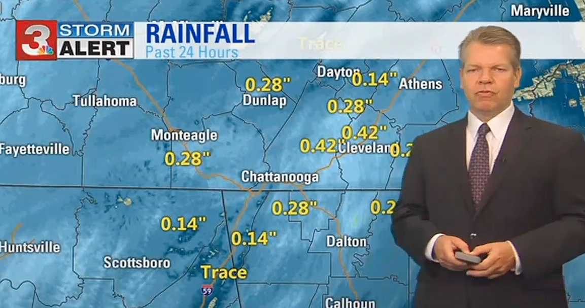 WRCB Forecast: More rain, few thunderstorms expected for Chattanooga as ...