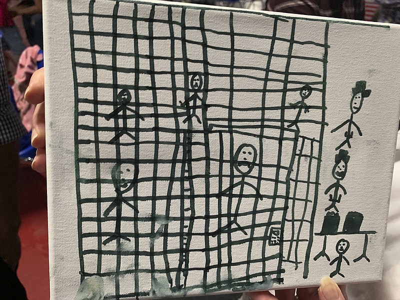 Migrant child drawings depict jail-like scenes of detention ...