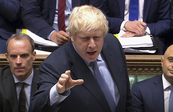 UK Parliament delivers Boris Johnson third defeat in 2 days ...