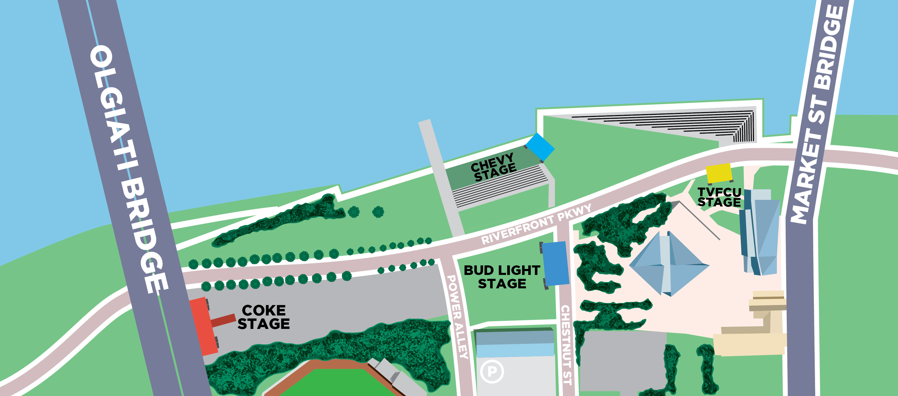Barge not part of new stage layout at Riverbend Festival | Chattanooga ...