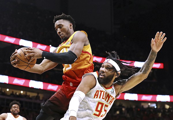 Donovan goes for 30 as Jazz outlast Hawks 111-106 | Chattanooga Times ...