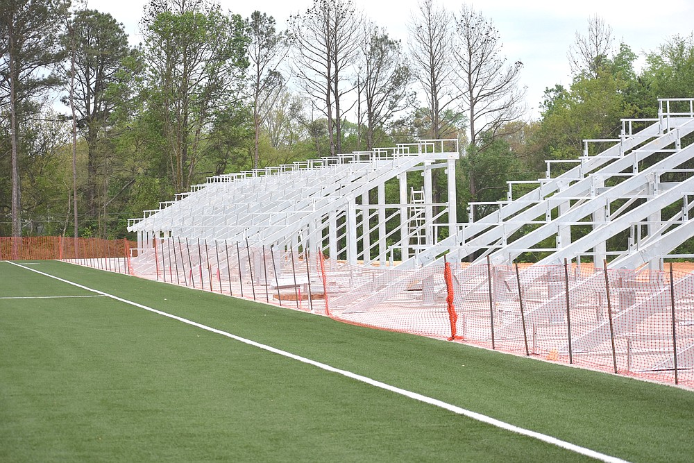 CHI Memorial Stadium construction in April 2020 | Chattanooga Times ...