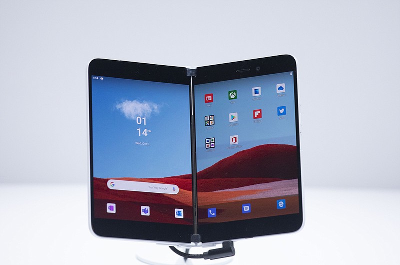 Microsoft back in the smartphone business with its new Duo ...