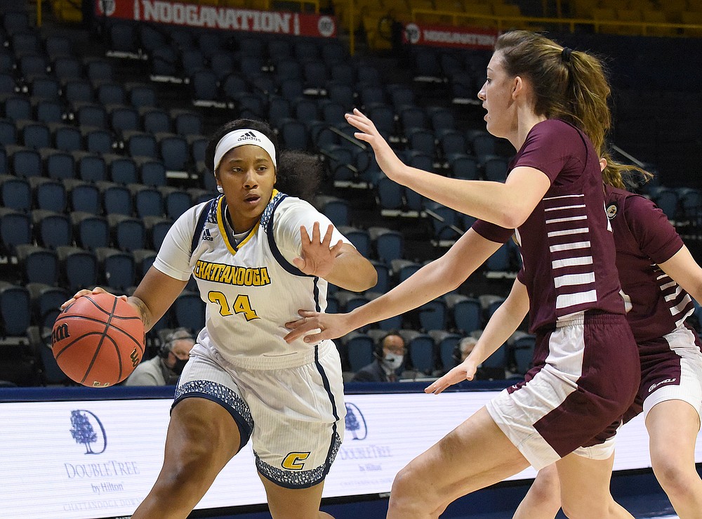 UTC vs. Eastern Kentucky women's basketball on Dec. 18, 2020 ...