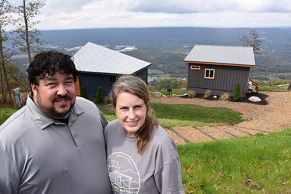 Rossville couple's new bluff-view vacation houses created from shipping ...