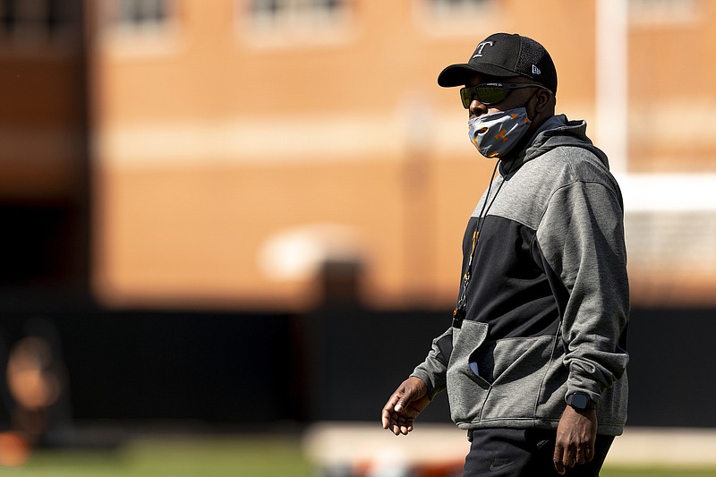 It's linebacker by committee so far for Tennessee's Tim Banks ...