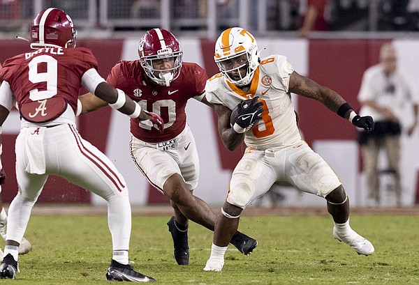 Tiyon Evans, leading rusher for Vols, enters NCAA transfer portal ...
