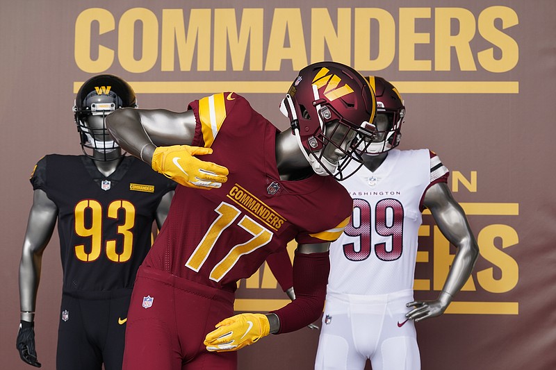 Washington's NFL team unveils new name as Commanders | Chattanooga ...