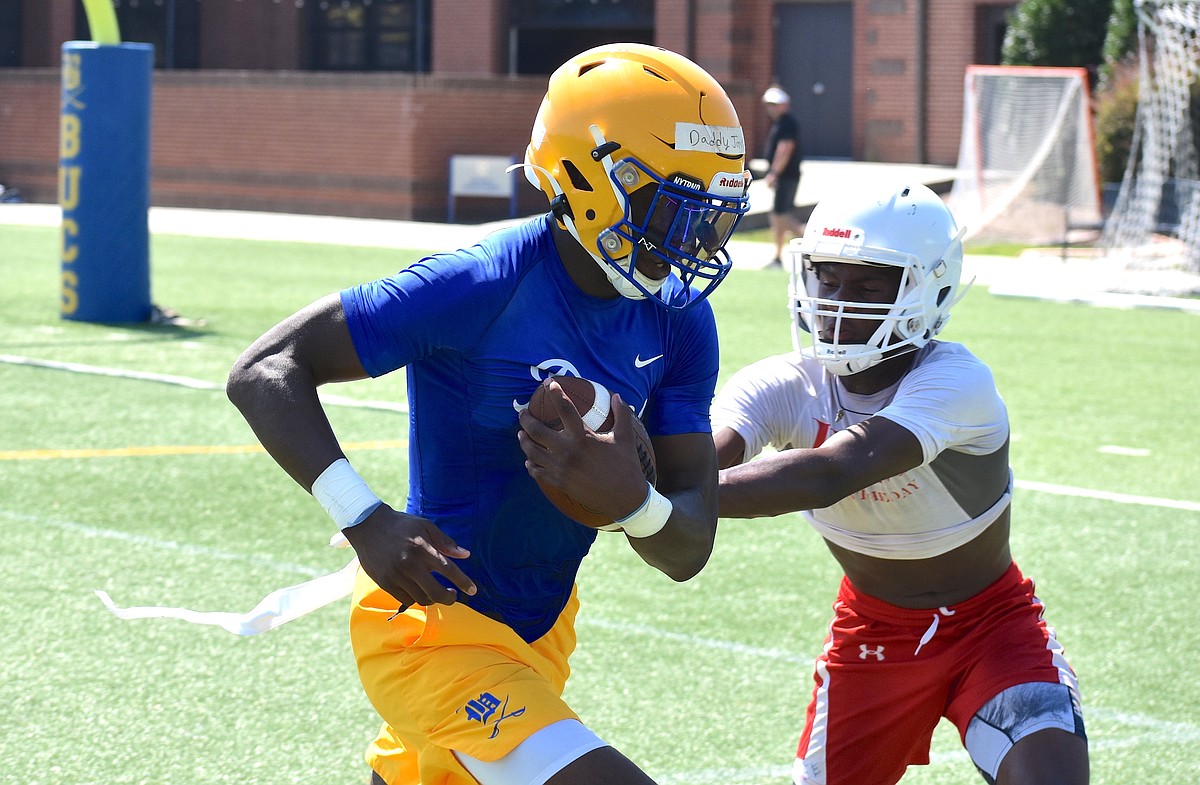 Gary Rankin overhauling Boyd Buchanan on both sides of the ball ...